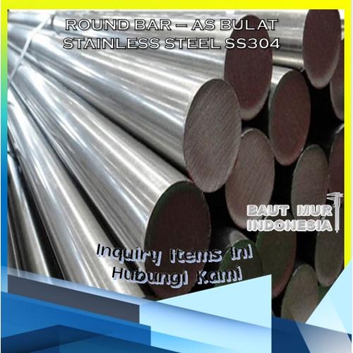 Jual ROUND BAR – AS BULAT STAINLESS STEEL SS304 - Kab. Bekasi - BAUTMUR ...
