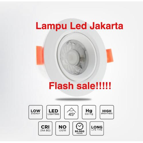 Jual Lampu LED downlight 7watt HILED. Downlight cob 7watt HILED ...