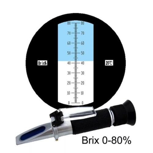 Jual 0-80% Brix Food Refractometer Sugar Alat Ukur Kadar Gula Manis ...