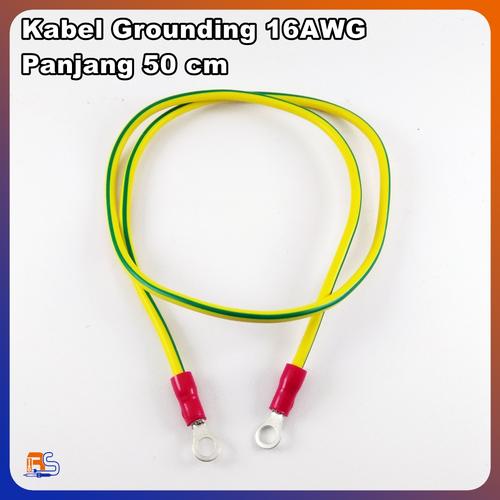 Jual Kabel Ground Grounding Arde 16AWG 600V Panjang 50cm + Skun Siap ...