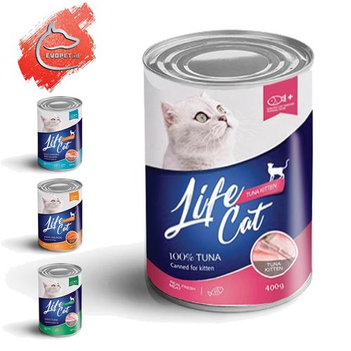 Jual Life cat kaleng 400g makanan kucing Lifecat kaleng 400g all varian ...
