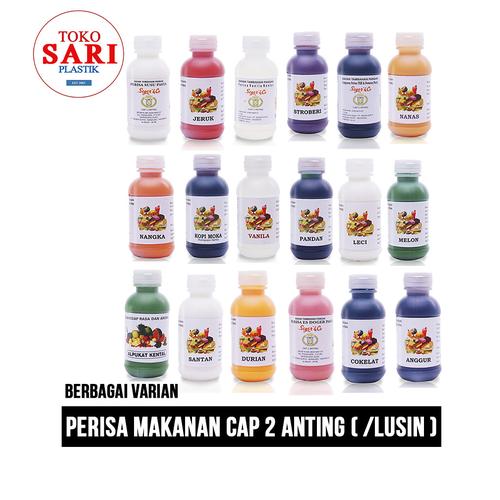 Jual Perisa Makanan Cap 2 Anting 60 ml / Lusin (Berbagai Varian) - Kota ...