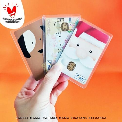 Jual Cover EToll Plastik Sampul KTP Bungkus Mika SIM Pelindung Kartu ...