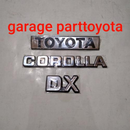 Jual Emblem TOYOTA COROLLA DX yang di bagasi - Jakarta Pusat - garage ...