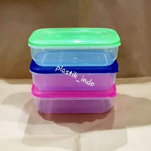 Jual Toples Plastik Persegi YJP 875ml | TUPPERWARE SEGI | Food Grade ...
