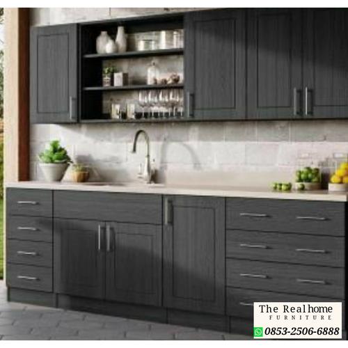 Jual Kitchen Set Dapur Minimalis HPL Hitam - Kab. Jepara - luqman jaya ...