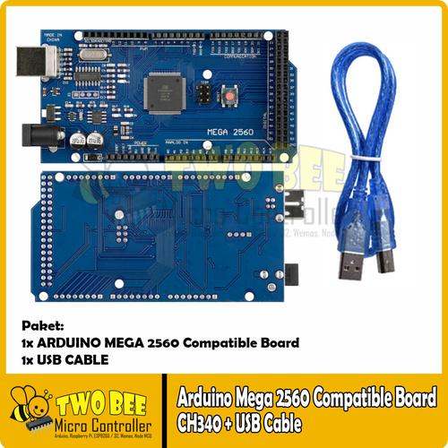 Jual Arduino Mega 2560 Compatible Board CH340 + USB Cable - Kab. Kediri ...