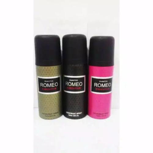 Jual SHANTOS ROMEO DEODORANT SPRAY 200ML - Hitam - Kota Surabaya ...