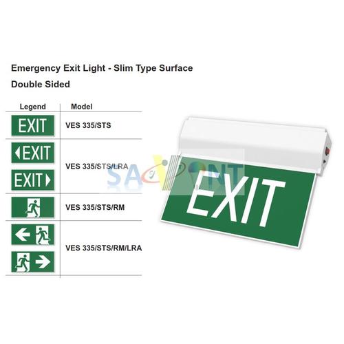 Jual Exit Lamp Slim Type Surface - Emergency Exit Sign - Kota Depok ...