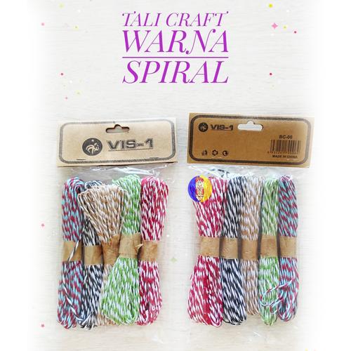 Jual Tali rami Craft/kraf Warna Spiral Bc-06 Isi 5 Ikat - Kota Denpasar ...