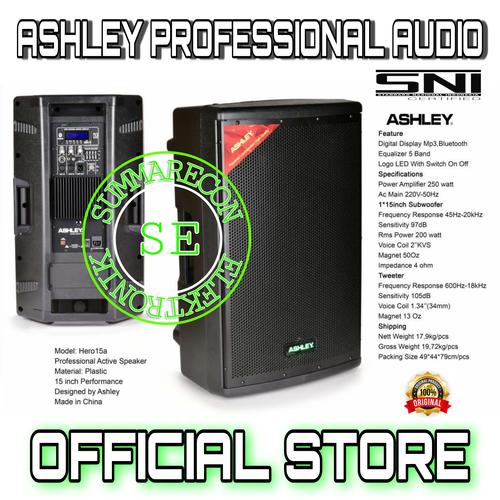 Jual speaker aktif ashley 15 inch original ASHLEY HERO 15A 15inch - Jakarta Barat - SUMMARECON ...