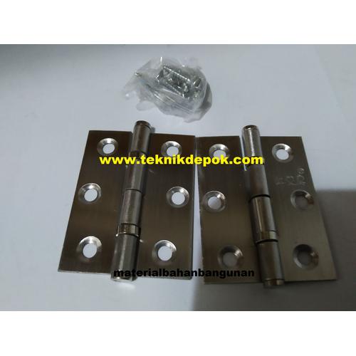 Jual engsel pintu jendela engsel pintu lemari 2 inch putih slot ...