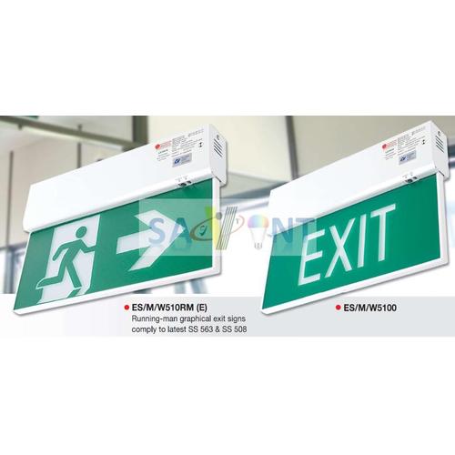 Jual MAXSPID ED/M/W5100 / ES/M/W5100 LED Surface Mount Emergency Exit ...