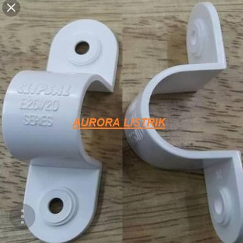 Jual KLEM PIPA CLIPSAL / BOSS 20MM / 3/4" CLAMP - PUTIH - BOSS - Kota ...