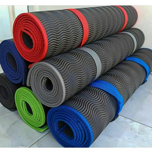 Jual Matras Camping Gulung Cacing Edelweis Mountain List Warna. - Hitam ...