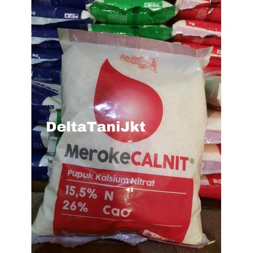 Jual PUPUK MEROKE CALNIT 1KG KEMASAN PABRIK KALSIUM NITRAT HIDROPONIK ...