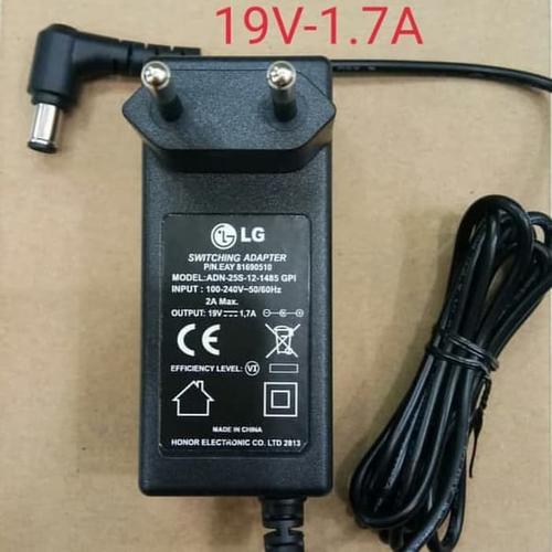 Jual Adaptor Charger Monitor LG TV LED LG Original 19V 1,7a 1.7a 1,7 ...