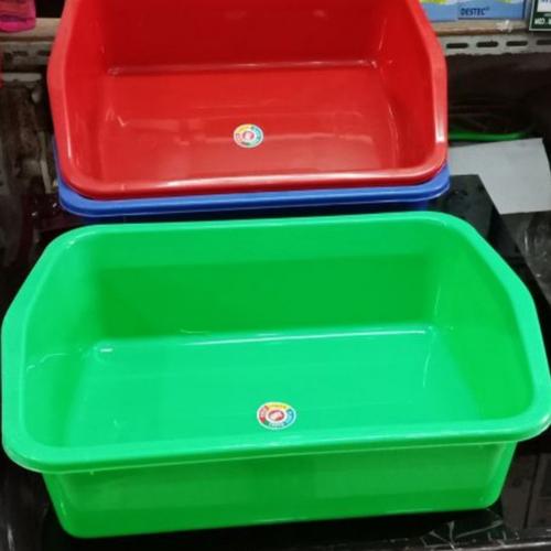 Jual Baskom Plastik / Baskom Kotak Warna/ Bak Segi Warna Komet Star 302 ...