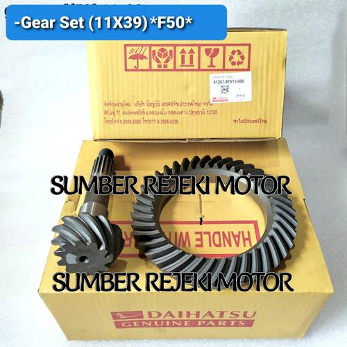 Jual GEAR SET CROWN WHEEL PINION TAFT F50 11X39 ASLI ORIGINAL - HYUNDAI ...
