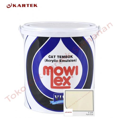 Jual Mowilex Emulsion Interior E4000 VIP 4000 PUTIH ELOK (5 liter ...