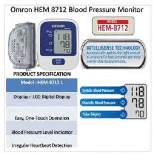 Jual Original Tensimeter Digital Omron 8712 Garansi Resmi 5 Tahun ...