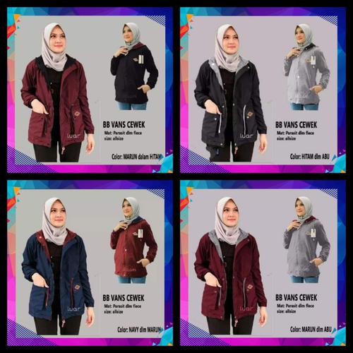 Jual Jaket Bulak Balik Parka Vans Cewe All Size LD 110 CM P 70 CM ...