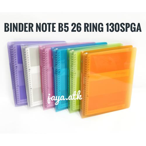 Jual BINDER NOTE B5 26 RING MAP BINDER LOOSE LEAF WARNA TRANSPARAN ...