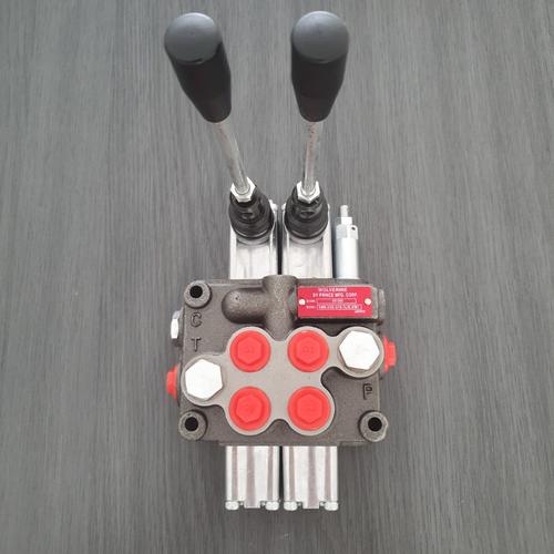 Jual Hand valve / Hand control Hydraulic 2 stick ukuran 3/8 - Spring ...