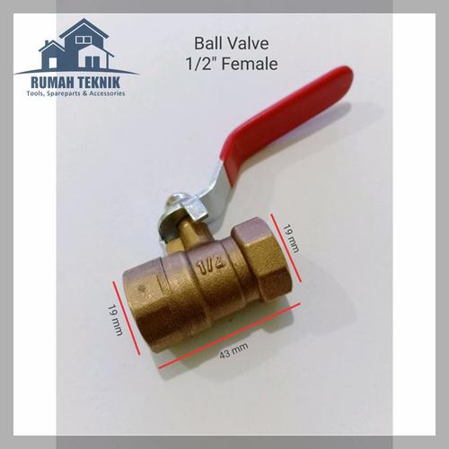 Jual Ball Valve 1/2" Female Kompresor Angin - Kota Tangerang - Rumah ...
