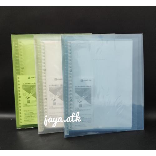Jual BINDER NOTE B5 26 RING PLASTIK MAP BINDER POLOS WARNA TRANSPARANT ...