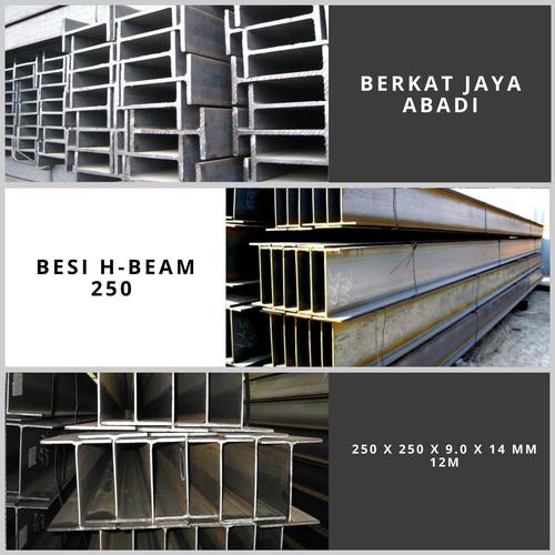 Jual Besi H Beam / Balok Baja / Hot Rolled 250x250x9x14 mm - Kota ...