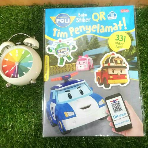 Jual Robocar Poli : Buku Stiker -Kode Qr- Tim Penyelamat! Roi Visual ...