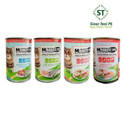 Jual Markotop Kaleng 400gr Makanan Pakan Kucing Wet Cat Food - Kota ...