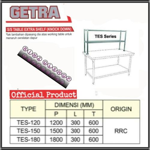 Promo TABLE EXTRA SHELF GETRA TES-180 RAK MEJA TAMBAHAN WK-180 Cicil 0% ...