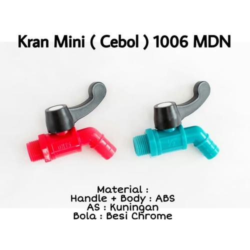 Jual Kran Mini Cebol MDN 1006 / Kran Tembok / Keran Air (HARGA/LUSIN ...