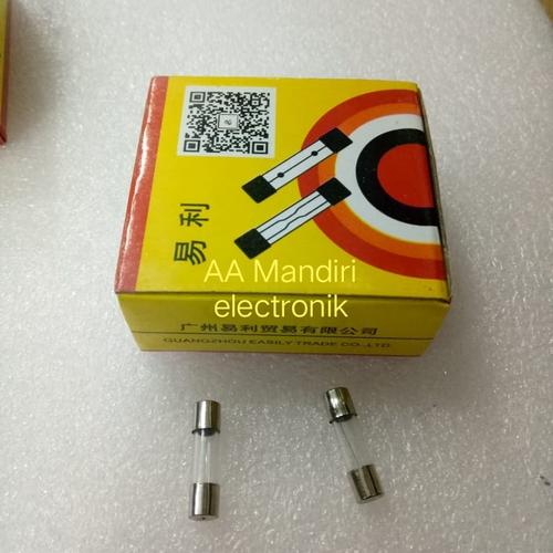 Jual sikring/fuse 4a 250v 5x20mm kaca (1box/100pcs) - Jakarta Barat ...