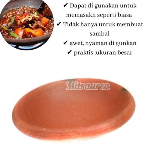 Jual Cobek Tanah Liat Coet Tempat Ulekan tradisional 18 cm - Kota ...