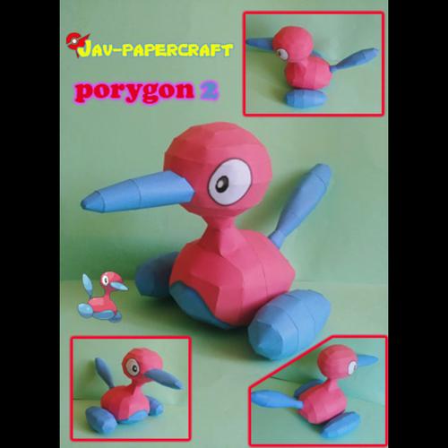 Jual Pokemon Porygon Papercraft - Kab. Bekasi - Papercraft Tiviti ...