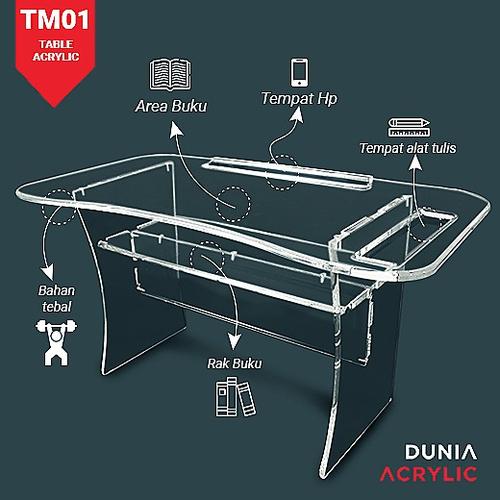 Jual Acrylic meja belajar / Meja Acrylic /Akrilik Meja Belajar Anak ...