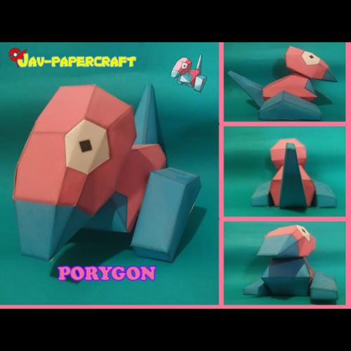 Jual Pokemon Porygon v2 Papercraft - Kab. Bekasi - Papercraft Tiviti ...