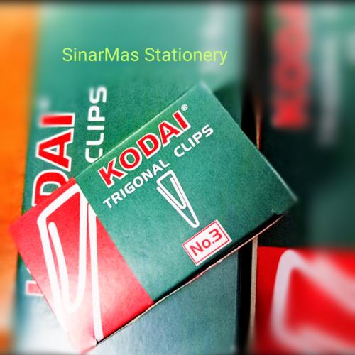 Jual Trigonal Clips Kodai no 3.- Paper Clips - Penjepit kertas segitiga ...