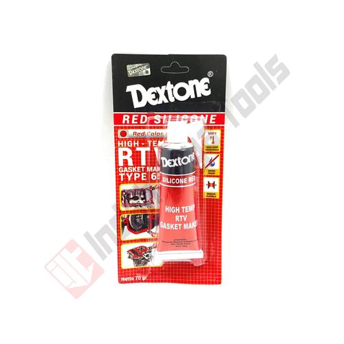 Jual DEXTONE RED SILICONE 70 GRAM - Silikon Red Merah Lem Gasket ...