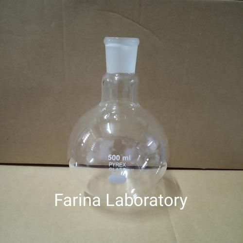 Jual Labu Didih-Boiling Flask 500ml Ts29/32 Flat Bottom Pyrex Class A ...