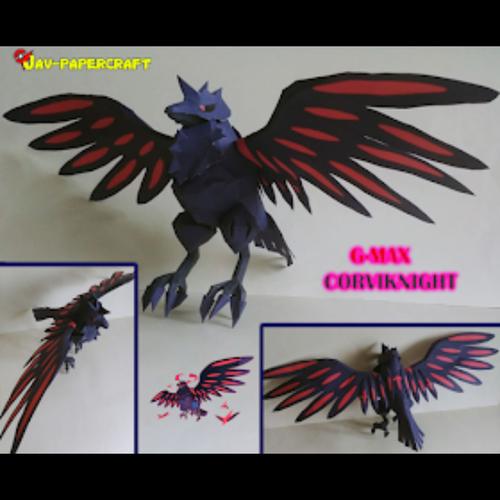 Jual Pokemon Gmax Corviknight Papercraft - Kab. Bekasi - Papercraft ...