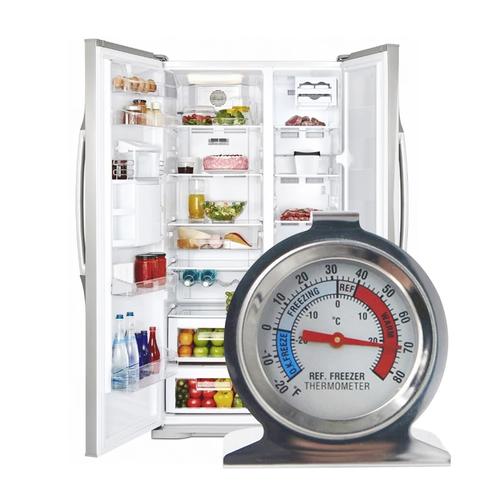 Jual Refrigerator Freezer Thermometer Fridge DIAL Type Stainless Steel ...
