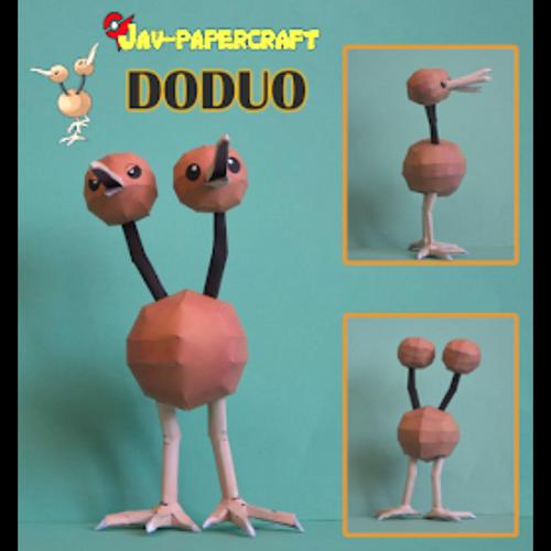 Jual Pokemon Doduo Papercraft - Kab. Bekasi - Papercraft Tiviti | Tokopedia