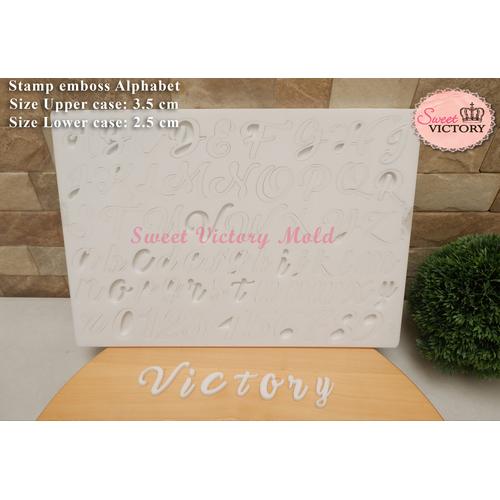 Jual Embosser fondant cake alphabet / Stamp Fondant - Putih - Kab ...