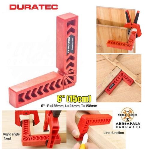 Jual DURATEC Clamping Square Siku Balok Penggaris Clamp Corner 6 inch ...