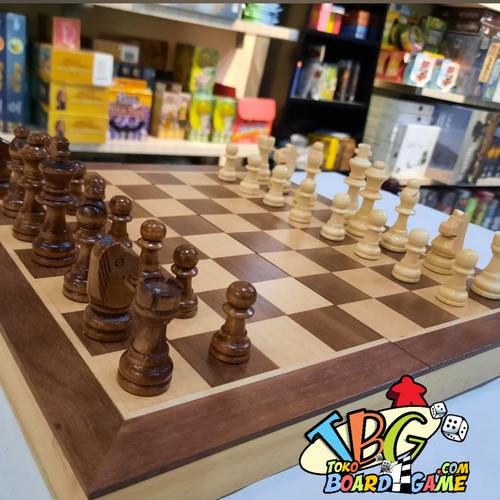 Jual Premium Magnetic Chess Board Game - Papan Catur Kayu Magnet ...