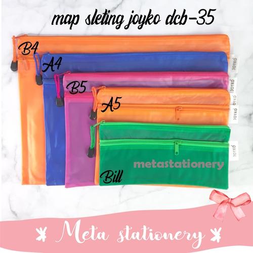 Jual Map Sleting / Zipper Bag Joyko DCB-35 - Merah Muda, A5 - Jakarta ...